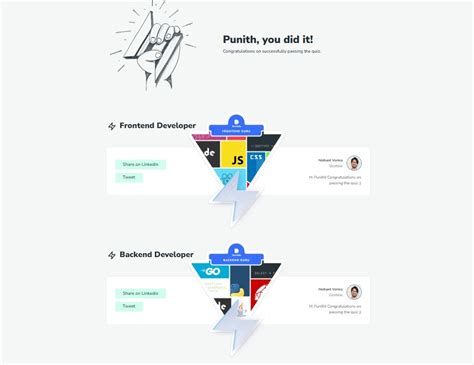 Punith K K On Linkedin Devfoliobadges Webdevelopment