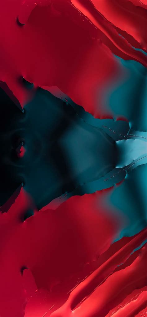 Abstract Red And Blue Galaxy Wallpaper