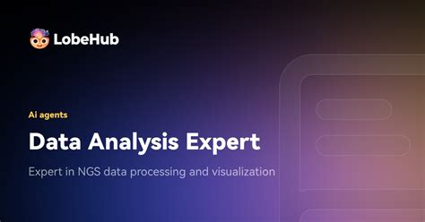 Data Analysis Expert Ai Agents Gpts · Lobehub