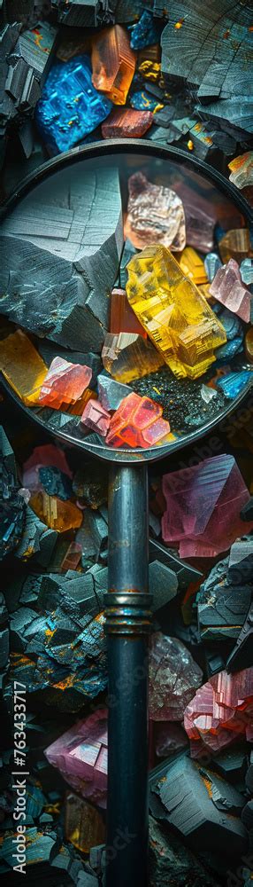 Microstructure Minerals Geological Significance Exploring Under A Magnifying Glass Stock