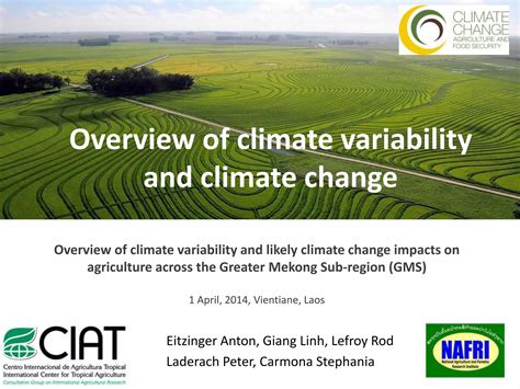 workshop climate variability and modeling in laos ppt