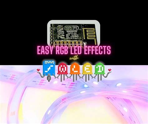 Wled Controlling And Animating Rgb Addressable Leds Over Wifi Maker Hacks