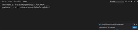 can t connect to ssh remote only with ssh key rsa scaleway · issue
