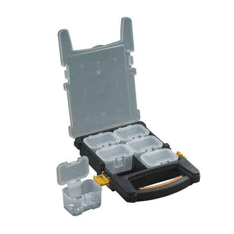 Topstore Assortment Case With 6 Removable Compartments Pack Of 10