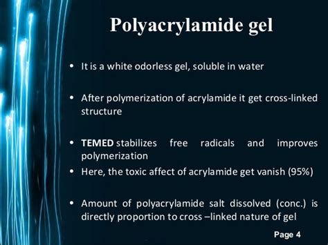 Polyacrylamide Gel Electrophoresis