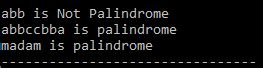 Palindrome Program In C Palindrome String Program In C