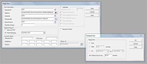 How To Set Up GC Runs For Every Hour In Openlab CDS 2 4 Forum Chromatography Software