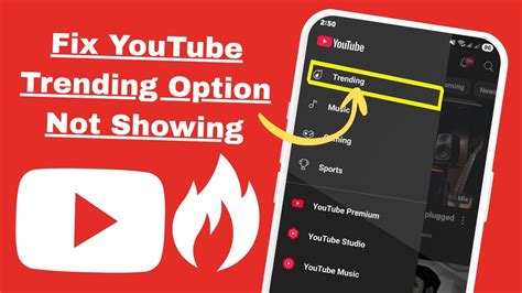 youtube trending option not showing how to fix youtube trending