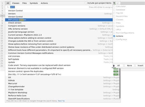 Phpstorm How To Show Only Commands I Add In External Tools Stack