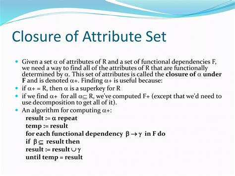 Functional Dependencies And Normalization Pptx Databases Computer Software And Applications