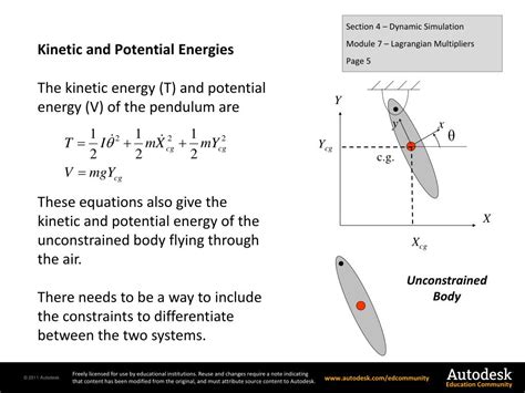 PPT Dynamic Simulation Lagrangian Multipliers PowerPoint Presentation ID
