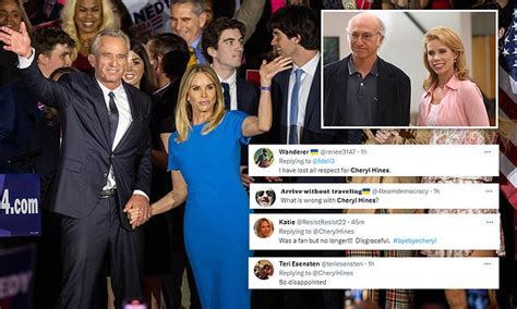Cheryl Hines Is Slammed By Fans For Supporting Husband RFK Jr S Presidential Bid Daily Mail Online