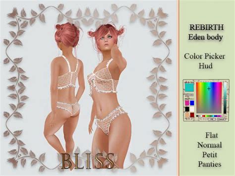 Second Life Marketplace Sandy Lingerie And Color Picker Hud