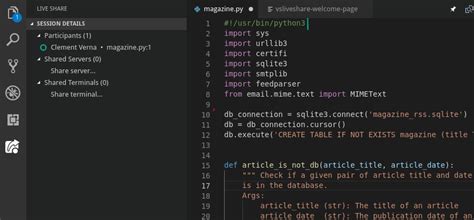 VS Code Live Share Plugin Fedora Magazine
