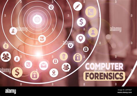 Conceptual Hand Writing Showing Computer Forensics Concept Meaning The Investigative Analysis