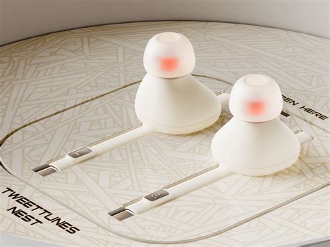 Cute Earbuds Concept Look Like Tiny Perched Birds Ready To Sing A Tune