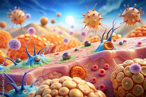 Leukoderma Vitiligo Animation Hormonal Imbalance And Skin Depigmentation