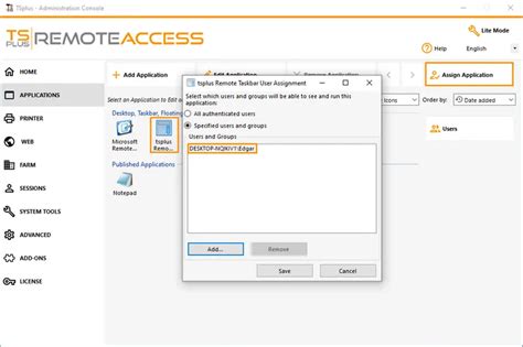 TSplus Features Remote Desktop Access Seamless Remote