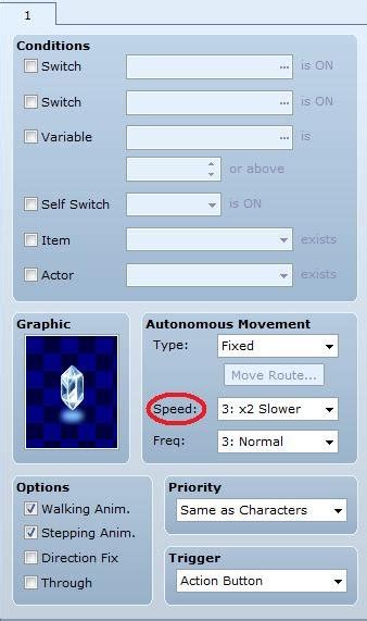 Decrease Speed Of Stepping Animation For Events Rpg Maker Forums