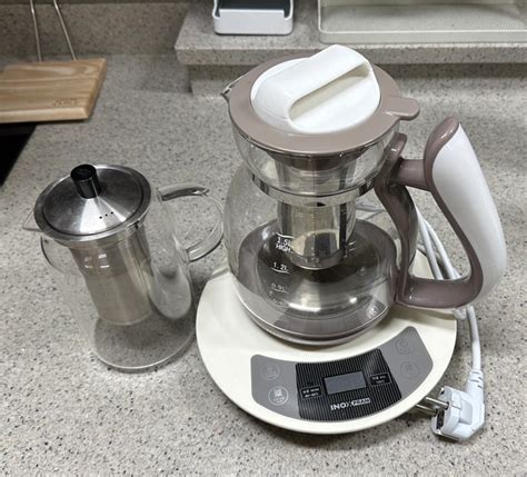 내열유리 찻주전자 전기포트 세트 당근 중고거래