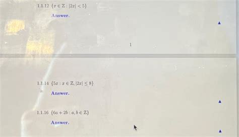 Solved Write Each Of The Following Sets By Listing Their Chegg