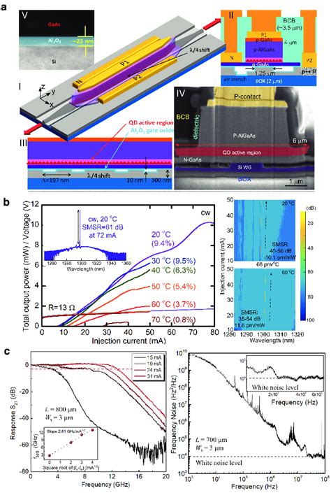 A Device Schematic Of A Gaassi Qd Dfb Laser In Different Download Scientific Diagram