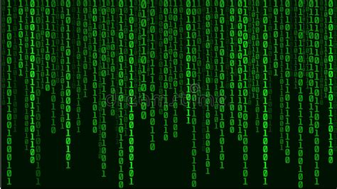 Binary Code Perspective Background Stock Illustrations 2349 Binary Code Perspective