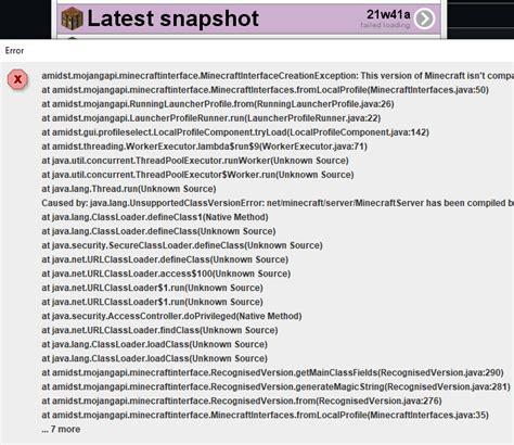 Can T Use Snapshot Issue Toolbox Minecraft Amidst Github