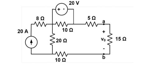 solved for the following circuit use a succession of source 1