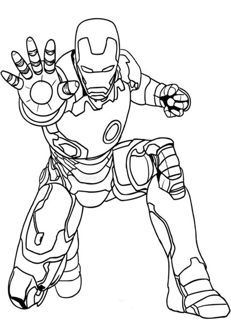 Free And Easy To Print Iron Man Coloring Pages Avengers Coloring Pages