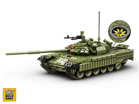 T72B Main Battle Tank Lego Compatible