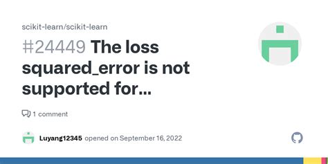 The Loss Squarederror Is Not Supported For Sgdregressor · Issue 24449
