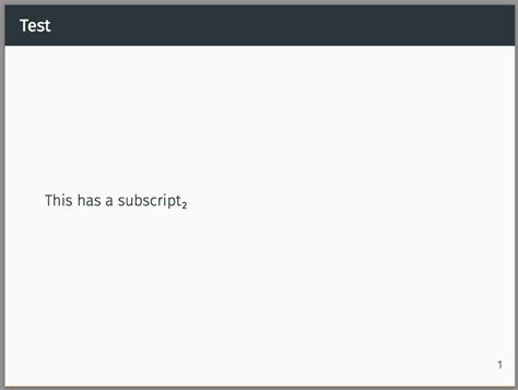 beamer Unicode glyph ₂ not appearing in PDF TeX LaTeX Stack Exchange