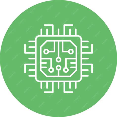 Premium Vector Cpu Processor Vector Illustration Style