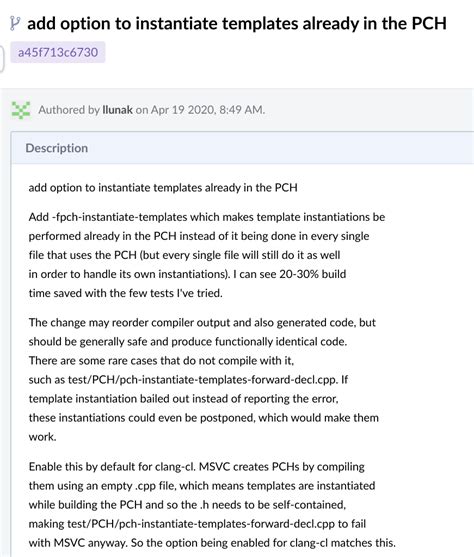 llvm clang 11 预编译头新选项将带来大幅构建性能提升 linuxeden开源社区