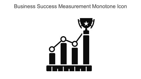 Business Success Measurement Monotone Icon In Powerpoint Pptx Png And