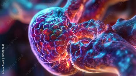 Gallbladder Inflammation With A Visual Of An Inflamed Gallbladder Stock