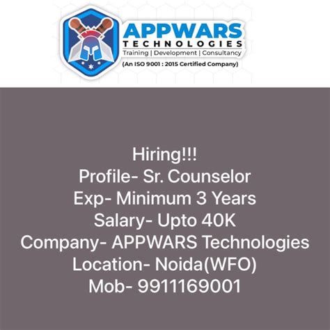 Appwars Technologies Empowering Your Career Growth And Your Partner For
