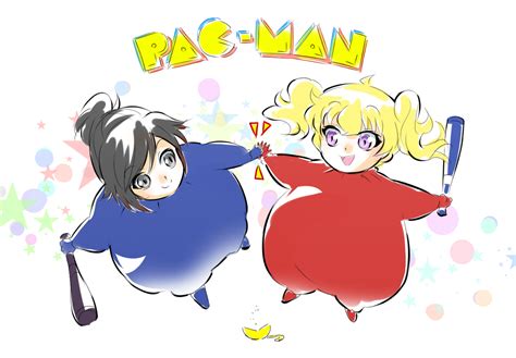Ruby Rose Yang Xiao Long And Pac Man Rwby And More Drawn By Iesupa Danbooru