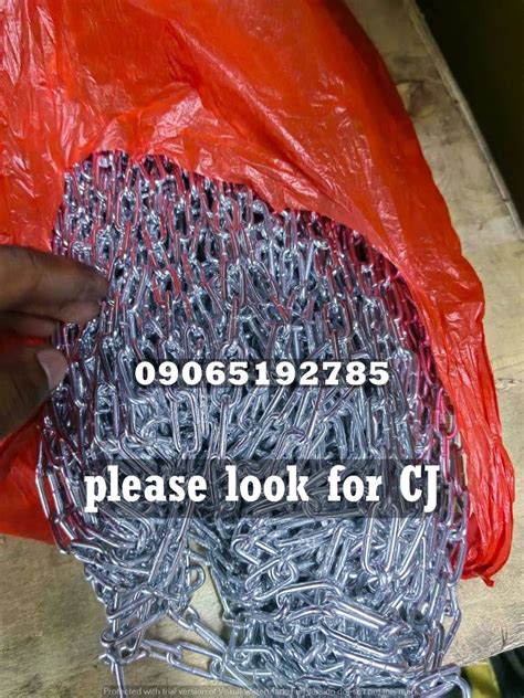Gi Chain Commercial And Industrial Construction Tools And Equipment On Carousell