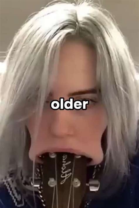Billie Eilish Tries Fitting A Ukulele Head Again Tiktok