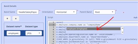 report verify entity or attribute name is not working support jmix