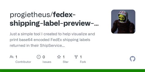 GitHub Progietheus Fedex Shipping Label Preview Tool Just A Simple Tool I Created To Help