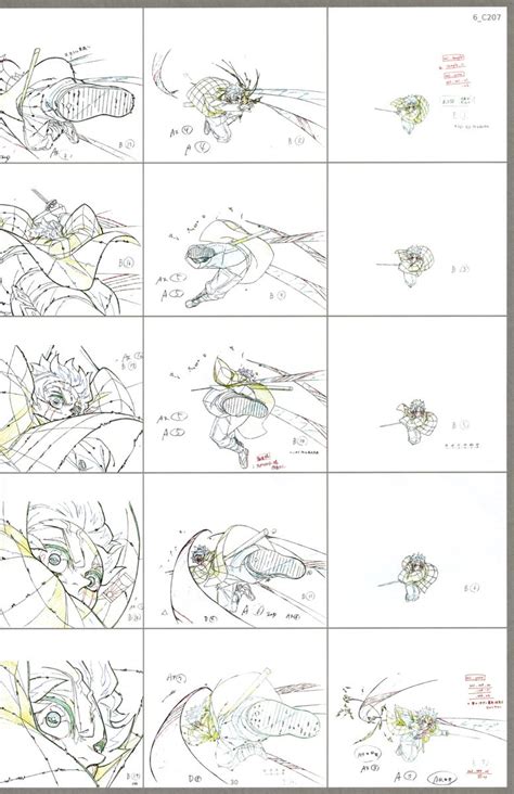 Tanjiro Keyframe S2 Demon Slayer Animation Sketches Animation Storyboard Anime Drawing Styles