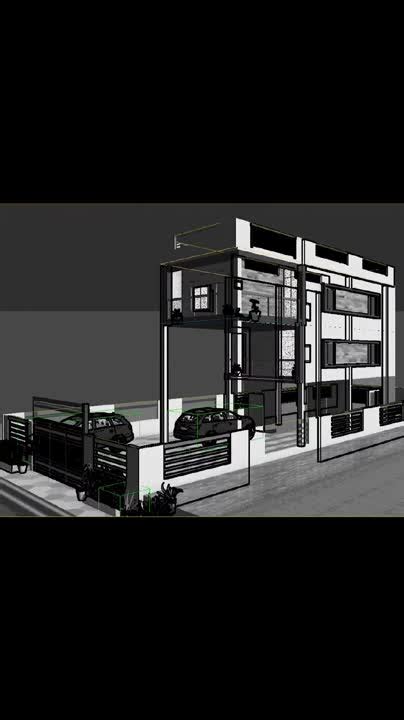 Exteriordesign Frontview Frontelevation 3drender 3dsmaxvray Model… Riya Verma