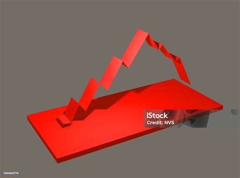 어두운 배경에 빨간색 그래프의 그림입니다 공간을 복사합니다 금융 시장과 기호 은행 및 보험 개념 금융 및 경제 차트 성장과 위기의 단계 3d 렌더링 0명에 대한 스톡 사진