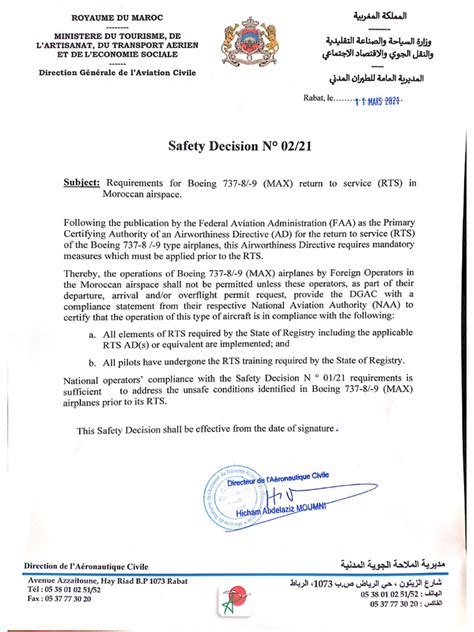 Safety Decision N02 21 Pdf