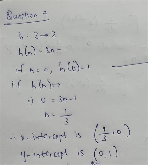 Solved Question 7 Sketch The Graph Of The Function H Given Below