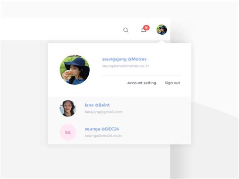 Switch Accounts Accounting Switch Ui Switch