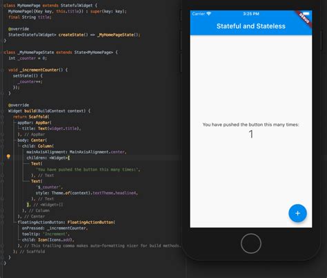 Flutter Stateful Và Stateless Widget